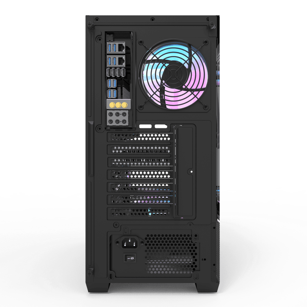 DARKFLASH DS900 AIR ATX PC CASE WITH 7 ARGB FANS – BLACK – Performa PC
