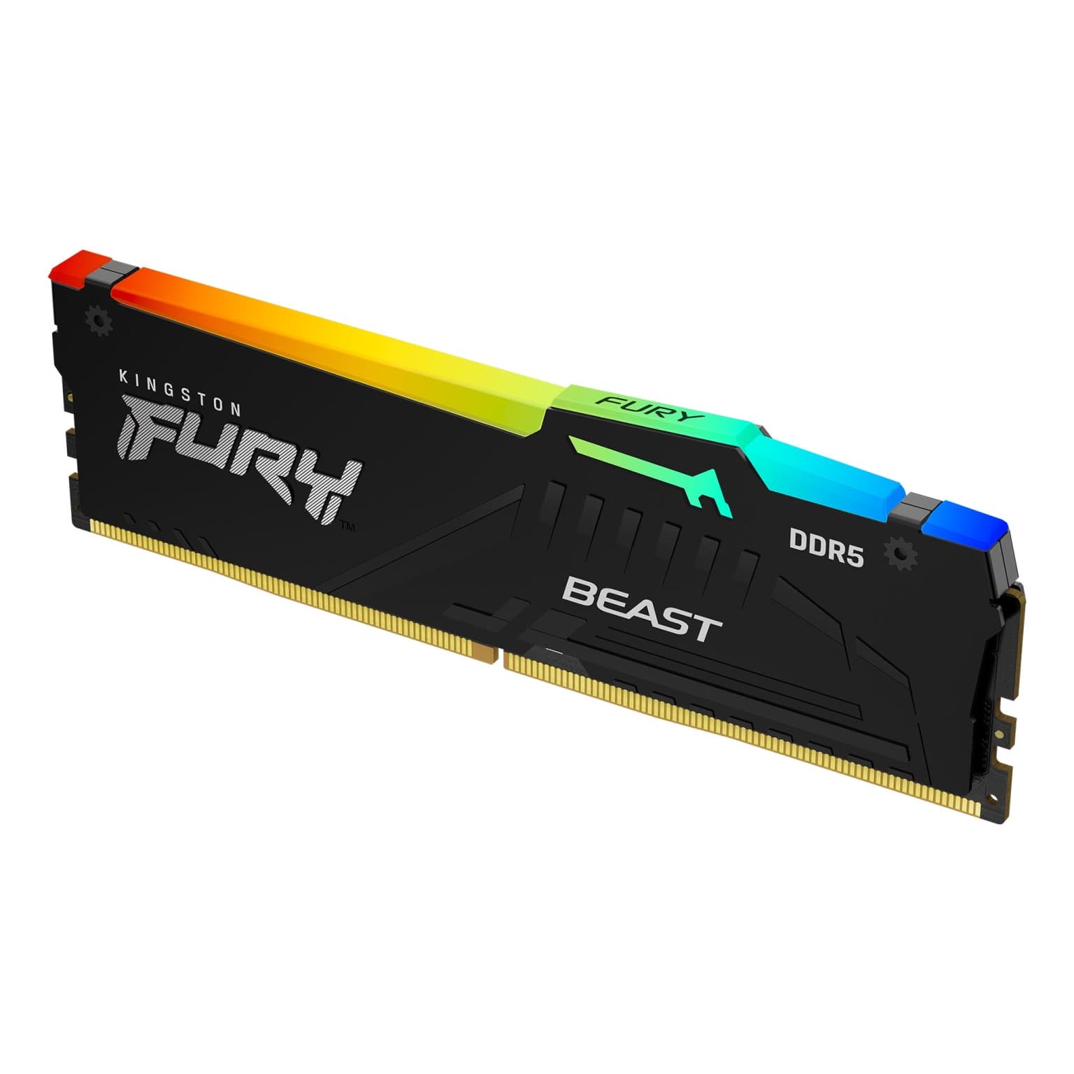 kingston fury beast rgb 8gb (1x8gb) 5600mhz ddr5 desktop memory ...