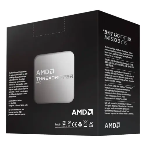 AMD Ryzen Threadripper PRO 9955WX sTR5 Processor, 16 Cores & 32 Threads ...